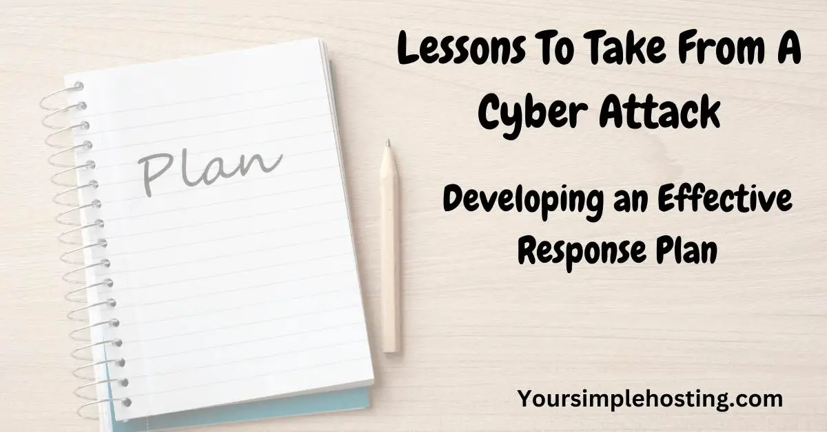 How To Respond To Cyber Attacks? Know Here! - Your Simple Hosting